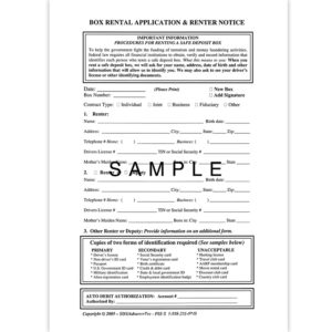 Safe Deposit Forms Archives - AdvanceTec