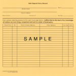 F07 Safe Deposit Entry Record - AdvanceTec