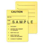 F27 Yellow Caution Tabs - AdvanceTec