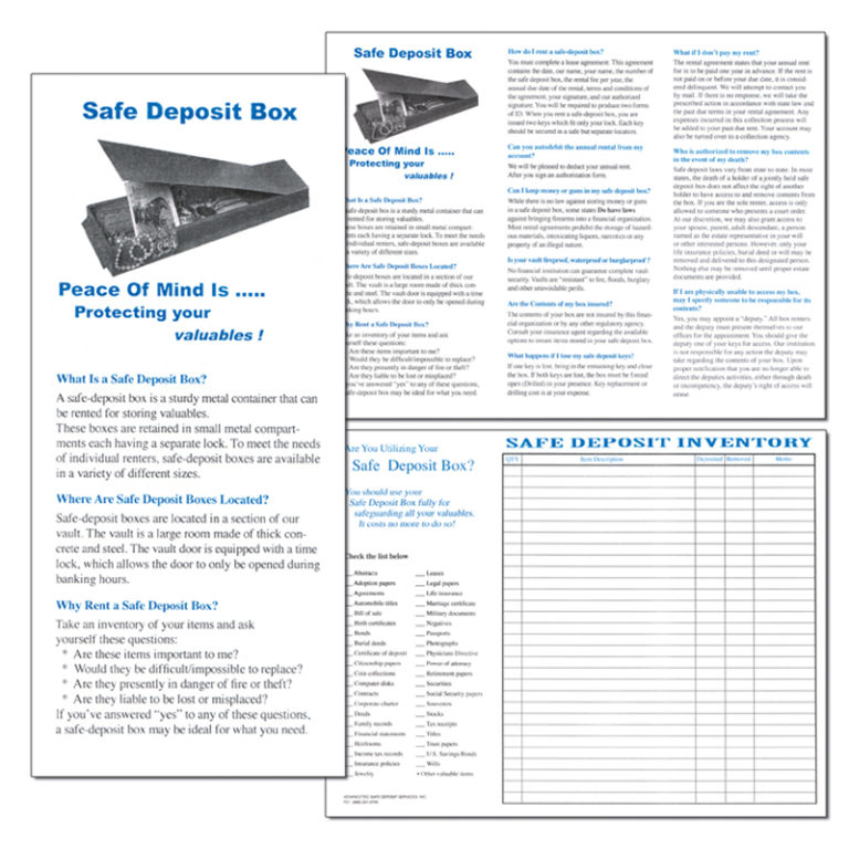 F07 Safe Deposit Entry Record - AdvanceTec